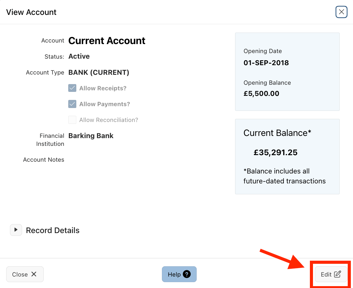 Bank & Cash Accounts Overview - Help & Community