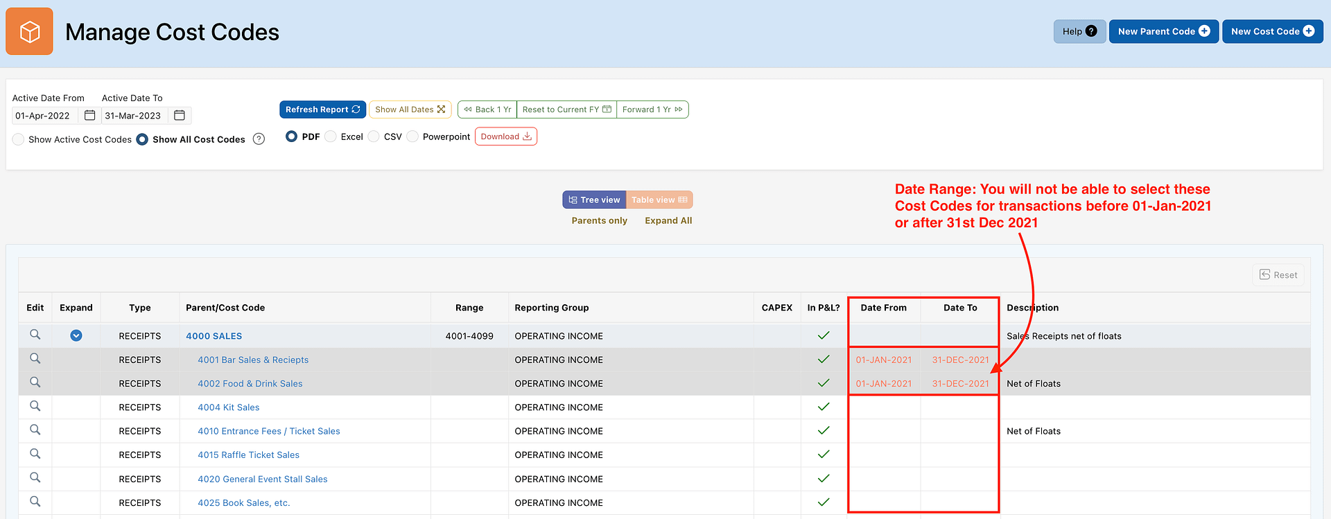 Managing Cost Codes - Help & Community